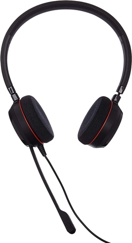 Jabra Evolve 20 MS W/Mic Wired On-Ear Headphones, C - CeX (IN): - Buy ...