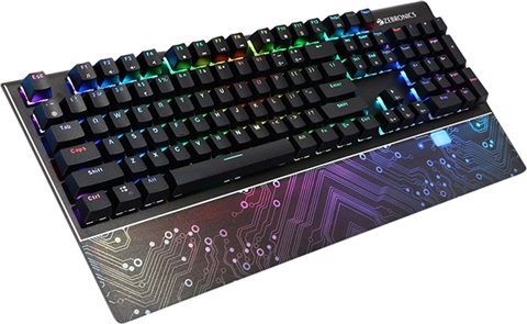 ZEBRONICS Zeb-MAX Chroma Wired Mechanical RGB Gaming Keyboard, A - CeX ...