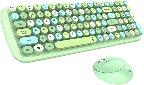 iGear (IG-1114) KeyBee Wireless Keyboard and Mouse - Dark Green, C ...