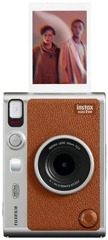 Fujifilm Instax mini EVO Instant Photo Camera - Brown, B - CeX (IN ...