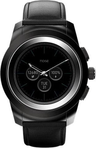 Noise Fit Fusion Hybrid Brown Smartwatch with Leather Strap, B - CeX ...