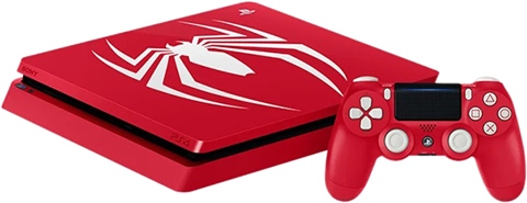 Playstation 4 Slim Console, 1TB Spider-Man Red (No Game), Unboxed - CeX ...